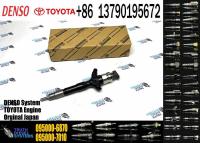 China 095000-6870 23670-39155 Diesel Fuel Injector for Toyota Landcruiser Prado 3.0 D Daihatsu Delta 1KD-FTV Diesel Engine for sale