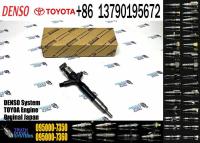 China New Diesel Fuel Common Rail Injector 095000-7350 23670-30210 for 1KD-FTV D-4D PRADO J120 EURO 3 3.0D Engine for sale