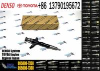China New Diesel Fuel Common Rail Injector 095000-7350 23670-30210 for 1KD-FTV D-4D PRADO J120 EURO 3 3.0D Engine for sale
