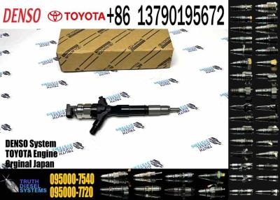 China Common Rail Fuel Injector 095000-7540 23670-30280 2367030280 for Toyota Hilux 1KD-FTV Diesel Engine for sale