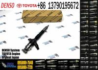 China Common Rail Fuel Injector 095000-7540 23670-30280 2367030280 for Toyota Hilux 1KD-FTV Diesel Engine for sale