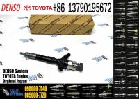 China Common Rail Fuel Injector 095000-7540 23670-30280 2367030280 for Toyota Hilux 1KD-FTV Diesel Engine for sale