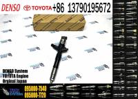 China Common Rail Fuel Injector 095000-7540 23670-30280 2367030280 for Toyota Hilux 1KD-FTV Diesel Engine for sale