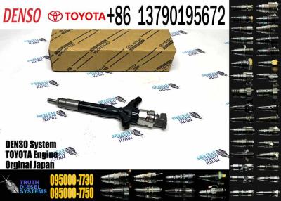 China 095000-7730 23670-39295 23670-39296 095000-7731 CR Fuel Injector for Toyota 1KD-FTV 3.0L D-4D Land Cruiser Prado J120 2004-2006 for sale