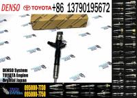 China 095000-7730 23670-39295 23670-39296 095000-7731 CR Fuel Injector for Toyota 1KD-FTV 3.0L D-4D Land Cruiser Prado J120 2004-2006 for sale