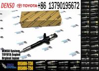 China 095000-7730 23670-39295 23670-39296 095000-7731 CR Fuel Injector for Toyota 1KD-FTV 3.0L D-4D Land Cruiser Prado J120 2004-2006 for sale