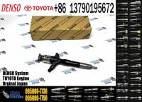 China 095000-7730 23670-39295 23670-39296 095000-7731 CR Fuel Injector for Toyota 1KD-FTV 3.0L D-4D Land Cruiser Prado J120 2004-2006 for sale