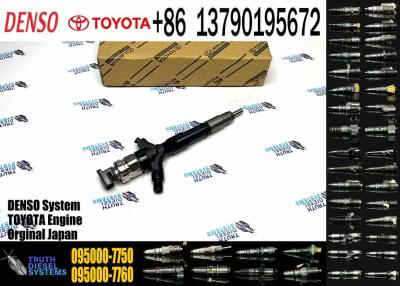 China Common Rail Injector 095000-7750 23670-39276 Diesel Fuel Injector for Denso Toyota Hilux Hiace for sale