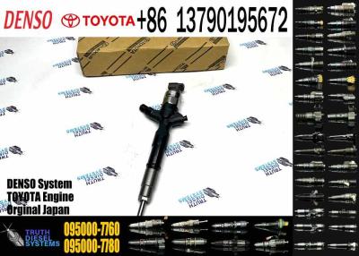 China Common Rail Injector 23670-30300 095000-7760 Diesel Fuel Injector 23670-30300 23670-30240 for Toyota HIACE HILUX 2.5D for sale