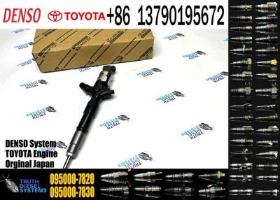 China Common rail injector 095000-7820 Common rail injector 095000 7820 23670-30265 is applicable to electronic Toyota injector for sale