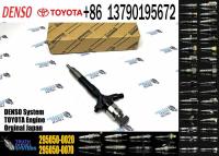 China 1KD 2KD Injector 295050-0020 23670-30190 for Toyota 1KD-FTV 2KD-FTV Diesel Fuel Injector for sale