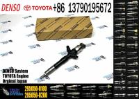 China Fuel Injector 23670-30190 23670-30196 295050-0100 for TOYOTA LAND CRUISER PRADO FORTUNER DYNE 2001-2010 for sale