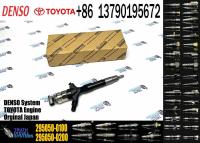 China Fuel Injector 23670-30190 23670-30196 295050-0100 for TOYOTA LAND CRUISER PRADO FORTUNER DYNE 2001-2010 for sale