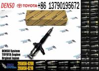 China 295050-0200 23670-39365 23670-30400 295050-0460 Common Rail Injector for Land / Cruiser / Prado 1KD-FTV for sale