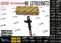 China Diesel Engine Spare Parts 295050-0470 295050-0210 Common Rail Fuel Injector 23670-30410 for Toyota Hiace Hilux 1KD-FTV 2KD-FTV for sale