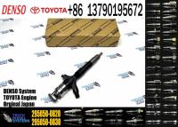 China High Quality Fuel Diesel Injector 295050-0820 295050-0070 295050-082#Common Rail Diesel Fuel Injector for Toyota Hilux Hiace for sale