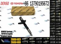 China High Quality Fuel Diesel Injector 295050-0820 295050-0070 295050-082#Common Rail Diesel Fuel Injector for Toyota Hilux Hiace for sale