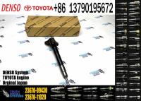 China 295700-0560 23670-0E020 23670-09430 23670-19025 23670-11020 Diesel Common Rail Fuel Injector for toyota Fortuner 1GD-FTV for sale