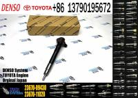 China 295700-0560 23670-0E020 23670-09430 23670-19025 23670-11020 Diesel Common Rail Fuel Injector for toyota Fortuner 1GD-FTV for sale
