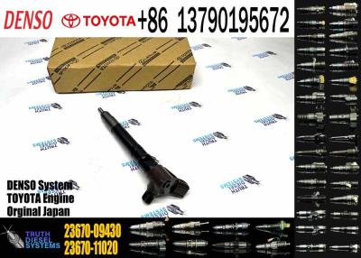 China 295700-0560 23670-0E020 23670-09430 23670-19025 23670-11020 Diesel Common Rail Fuel Injector for toyota Fortuner 1GD-FTV for sale