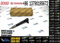 China 295700-0560 23670-0E020 23670-09430 23670-19025 23670-11020 Diesel Common Rail Fuel Injector for toyota Fortuner 1GD-FTV for sale