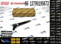 China 295700-0560 23670-0E020 23670-09430 23670-19025 23670-11020 Diesel Common Rail Fuel Injector for toyota Fortuner 1GD-FTV for sale
