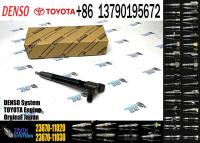 China 295700-0560 23670-0E020 23670-09430 23670-19025 23670-11020 Diesel Common Rail Fuel Injector for toyota Fortuner 1GD-FTV for sale