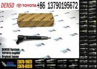 China 295700-0560 23670-0E020 23670-09430 23670-19025 23670-11020 Diesel Common Rail Fuel Injector for toyota Fortuner 1GD-FTV for sale