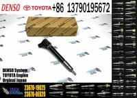 China 295700-0560 23670-0E020 23670-09430 23670-19025 23670-11020 Diesel Common Rail Fuel Injector for toyota Fortuner 1GD-FTV for sale