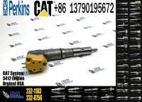 China Fuel Injector 10R1266 232-1183 232-1173 232-1168 174-7528 174-7526 for Cat Engine 3412 3412E Excavator Spare Parts for sale