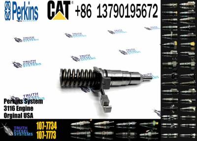 China Good Quality Diesel 3114 3116 3126 Engine Common Tail Diesel Fuel Injector 107-7734 1077734 for sale