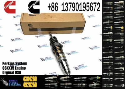 China New Construction Machinery Parts Fuel Injector for QSKX15 Diesel Engine OEM 4928262 4384260 Stainless Steel 1 Year Warranty for sale