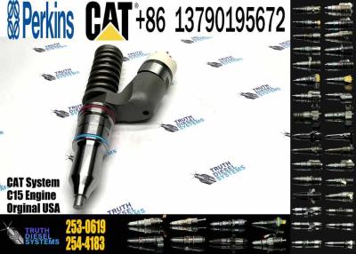 China Excavator Parts 253-0619 Fuel Injector 2530619 10R-7232 10R7232 for CAT C15 C18 C32 3406E Series for sale