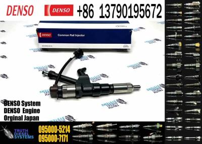 China 0950005215 Fuel Injector 095000-5215 0950005215 095000-5214 for P11C Engine Excavator SK450-8 SK480-8 for sale
