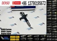 China New 095000-6300 1-15300436-0 Common Rail Diesel Injection Valve IS-UZU HITACHI Excavator 6WG1 Heavy Duty C/E-Series ZX450 Steel for sale