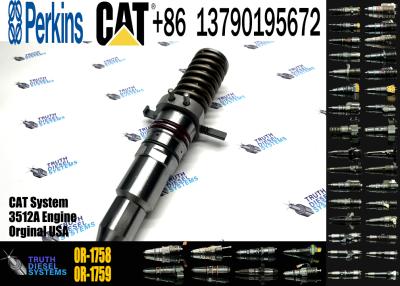 China 3512A 3500A Engine Fuel Injector 0R-1759 0R1759 0R-1758 0R1758 for sale
