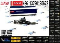 China Diesel Common Rail Fuel Injector 095000-6551 095000-6550 23670-E0190 23670-78140 for N04C Series Diesel Engine for sale