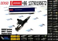 China Diesel Common Rail Fuel Injector 095000-6551 095000-6550 23670-E0190 23670-78140 for N04C Series Diesel Engine for sale
