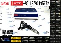 China High-Performance Common Rail Injector OEM Replacement 095000-6353 095000-6350 for HINO J05E Engine 23670-E0050 Compatible for sale