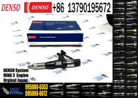 China Auto Engine Part 095000-6353 23670-E0050 Common Rail Fuel Injector for Kobelco SK200-8 Excavator Hino J05E Engine Parts for sale