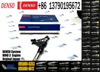 China Auto Engine Part 095000-6353 23670-E0050 Common Rail Fuel Injector for Kobelco SK200-8 Excavator Hino J05E Engine Parts for sale