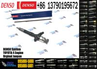 China Common Diesel Fuel Injector 23670-30050 095000-5880 23670-39095 for Toyota New and Genuine Denso Product for sale