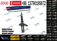 China Remanufactured 095000-6710 095000-671# 095000-701# Truck/car/excavator Injector for OE 23670-30120 23670-30230 Diesel Engine for sale