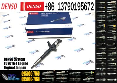 China Diesel Common Rail Injector 095000-7760 0950007760 for Toyota Hilux Hiace 2KD-FTV Engine for sale