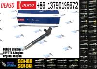 China New common rail fuel injector for diesel engine 23670-11040 23670-11100 23670-11030, stable performance for sale