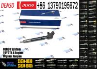 China New common rail fuel injector for diesel engine 23670-11040 23670-11100 23670-11030, stable performance for sale