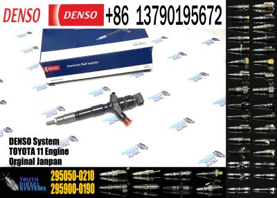 China Diesel Engine Spare Parts 295050-0470 295050-0210 Common Rail Fuel Injector 23670-30410 for Toyota Hiace Hilux 1KD-FTV 2KD-FTV for sale
