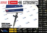 China diesel Common Rail Injectors 23670-0R010 095000-5610 095000-6110 095000-6900 095000-7240 diesel Engine Fuel Injector for Toyota for sale