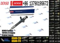 China common rail diesel injector 095000-7610 23670-0R160 095000-7250 23670-0R110 23670-09260 diesel Engine Fuel Injector for Toyota for sale