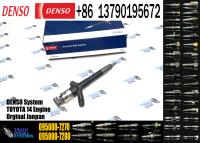 China High Pressure Diesel Parts Nozzle 095000-7270 Common Rail Injector 23670-0R070 23670-0R120 for Toyota Verso RAV4 2.2D 2AD-FTV for sale